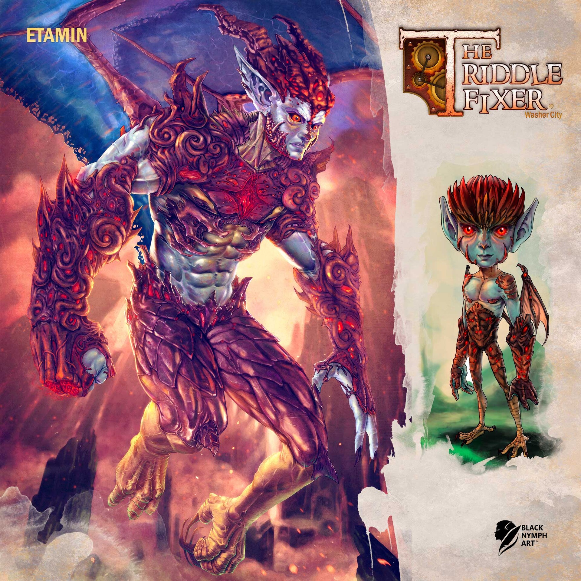 ArtStation - Etamin - The riddle fixer - Character illustration