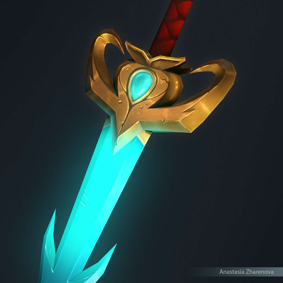 ArtStation - Handpainted Sword