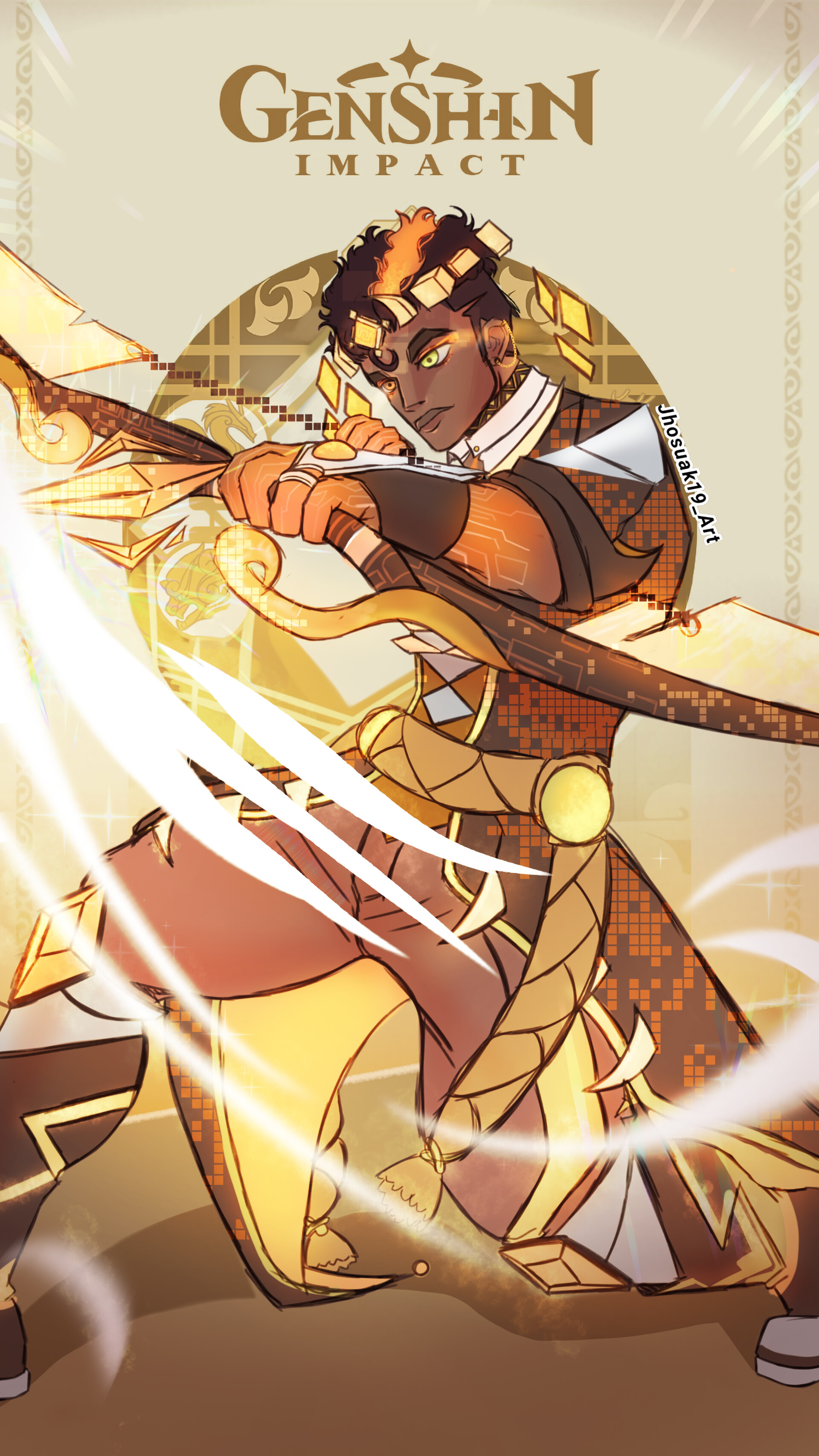 ArtStation - personaje del Genshi impact