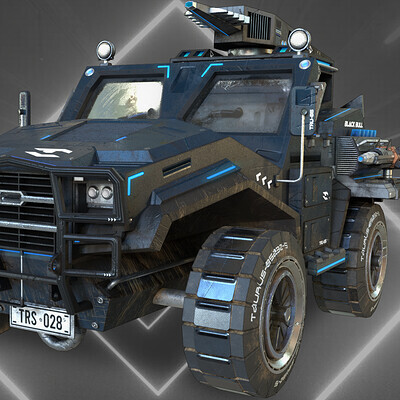 ArtStation - 3D Jeep/Tank