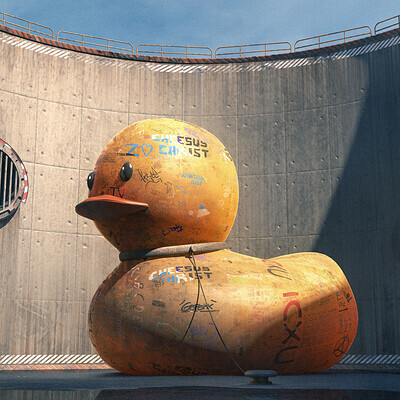 ArtStation - Rubber Duck in Chain