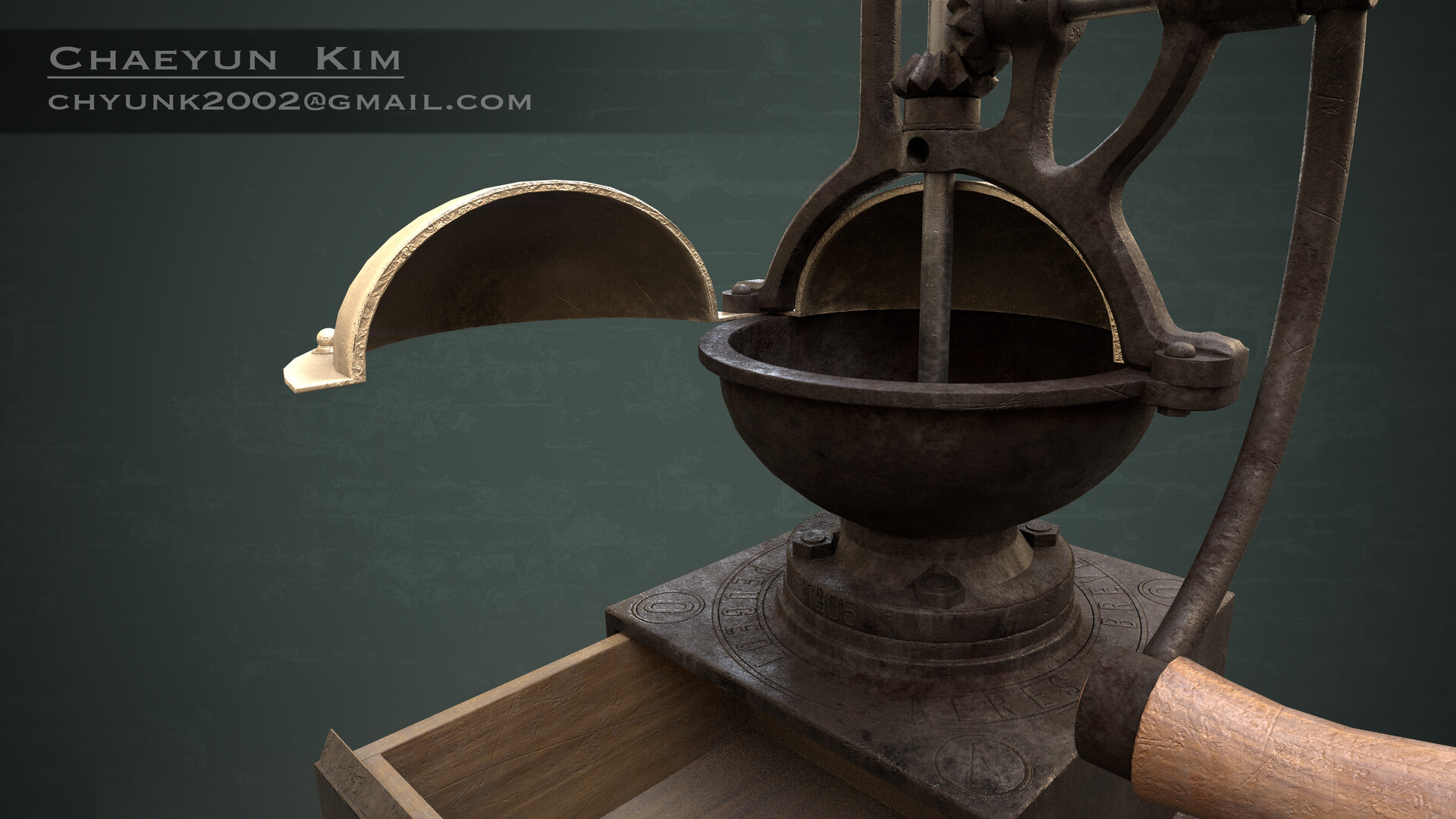 ArtStation - Antique Coffee Grinder_Final