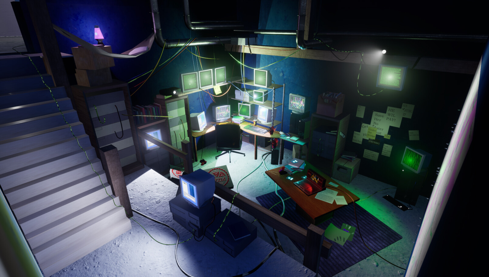 ArtStation - Hacker Room