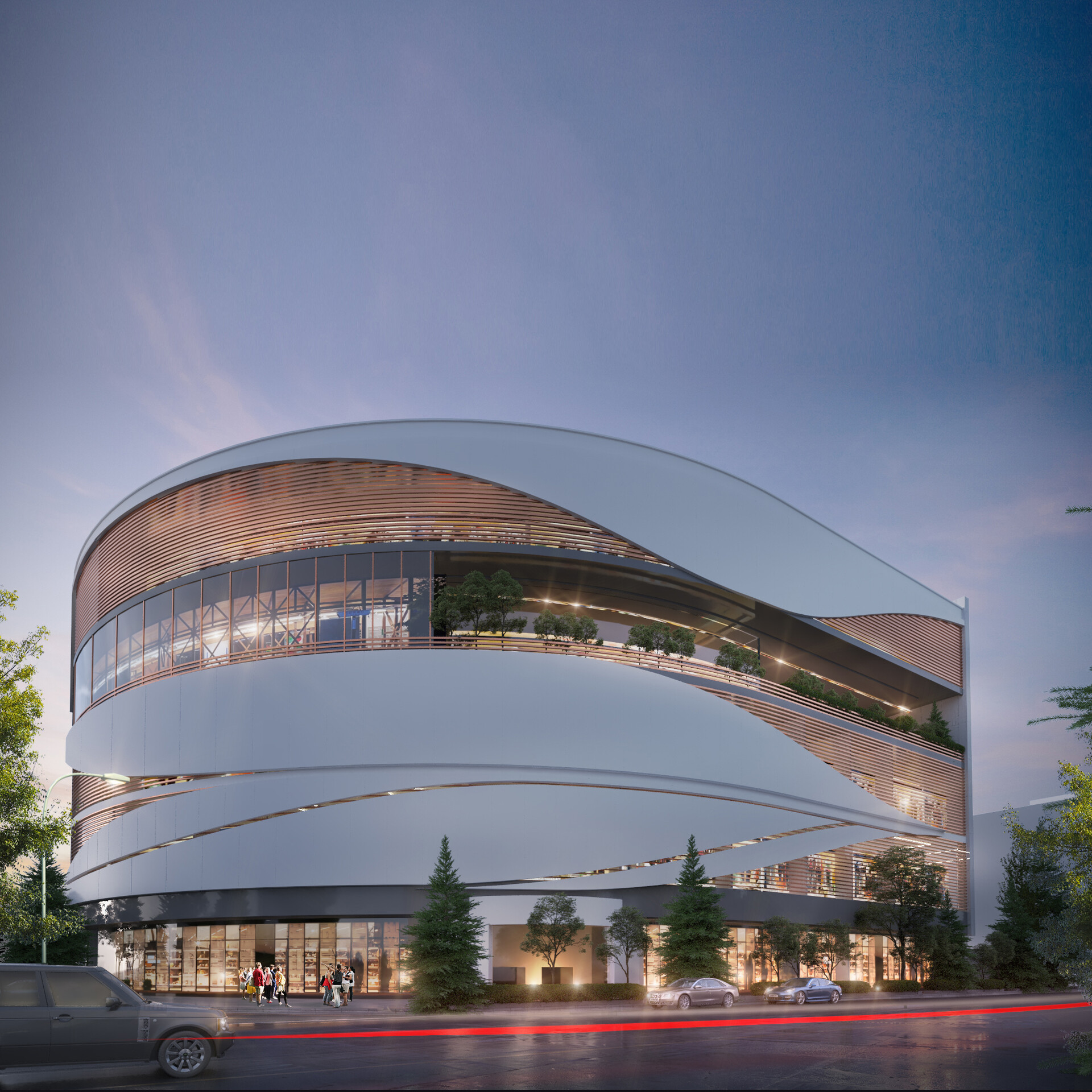 ArtStation - Commercial Complex Rendering