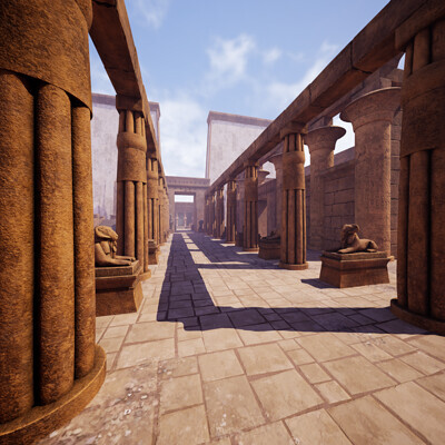 ArtStation - Egypt Temple