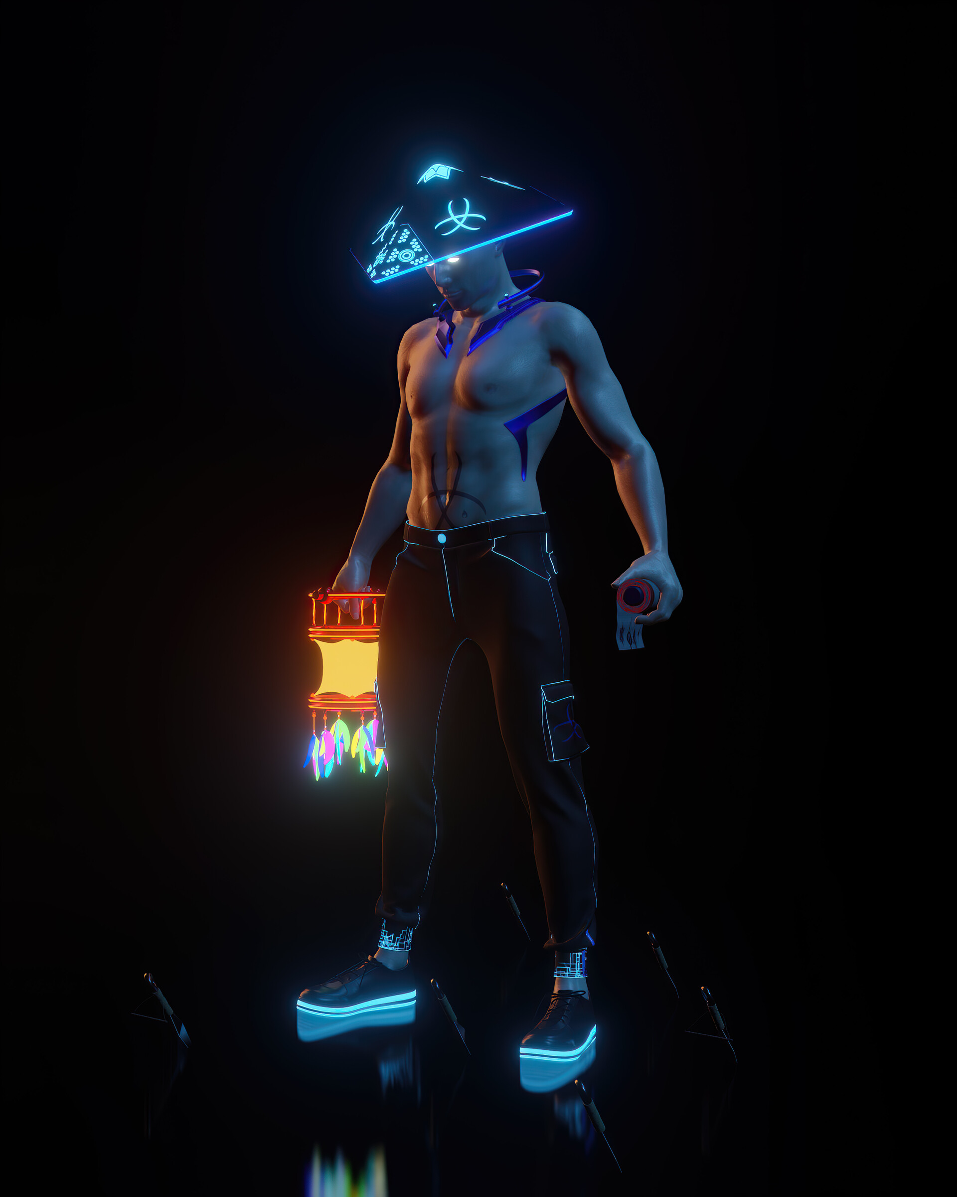 ArtStation - Samurai blue