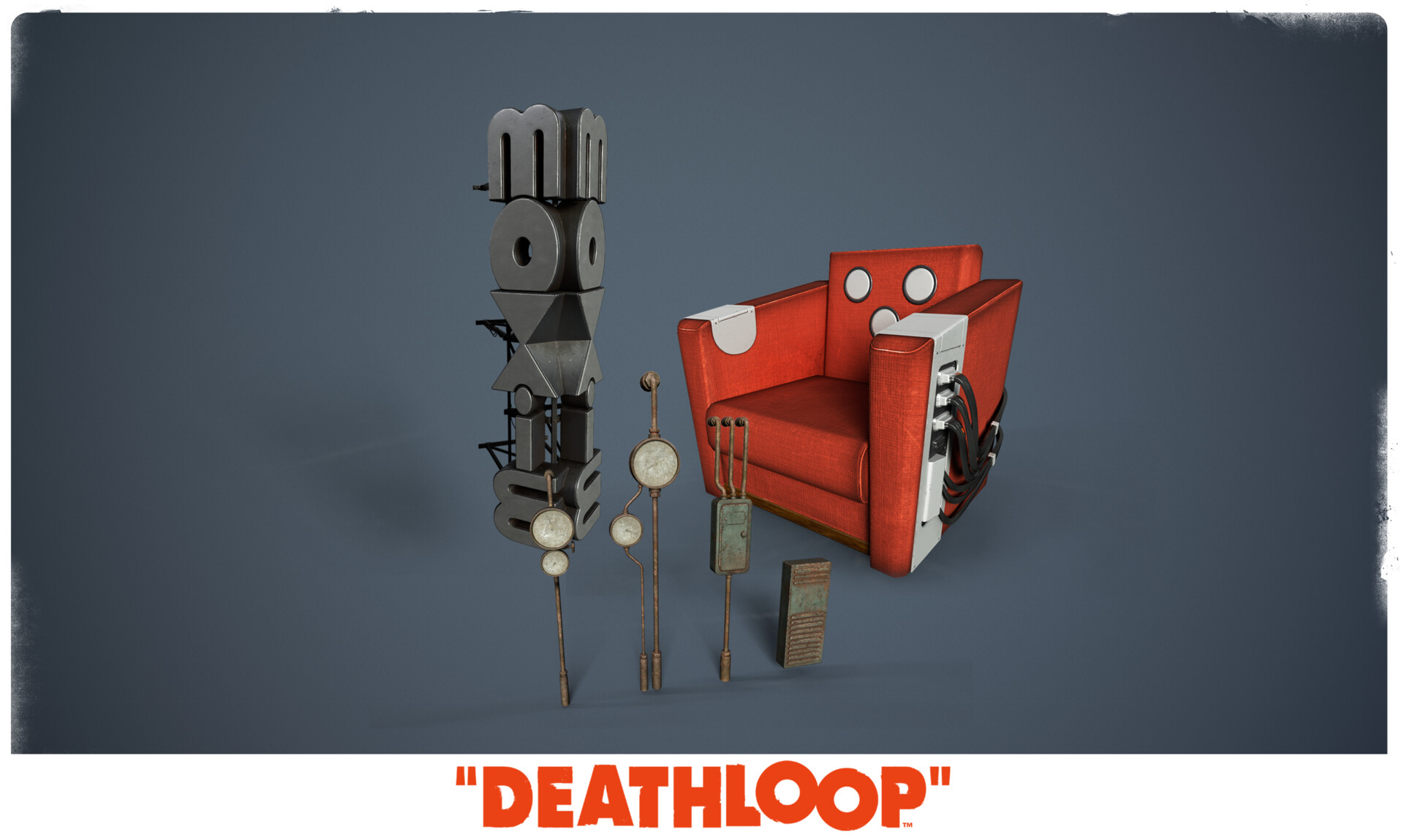 ArtStation - Various DEATHLOOP Props