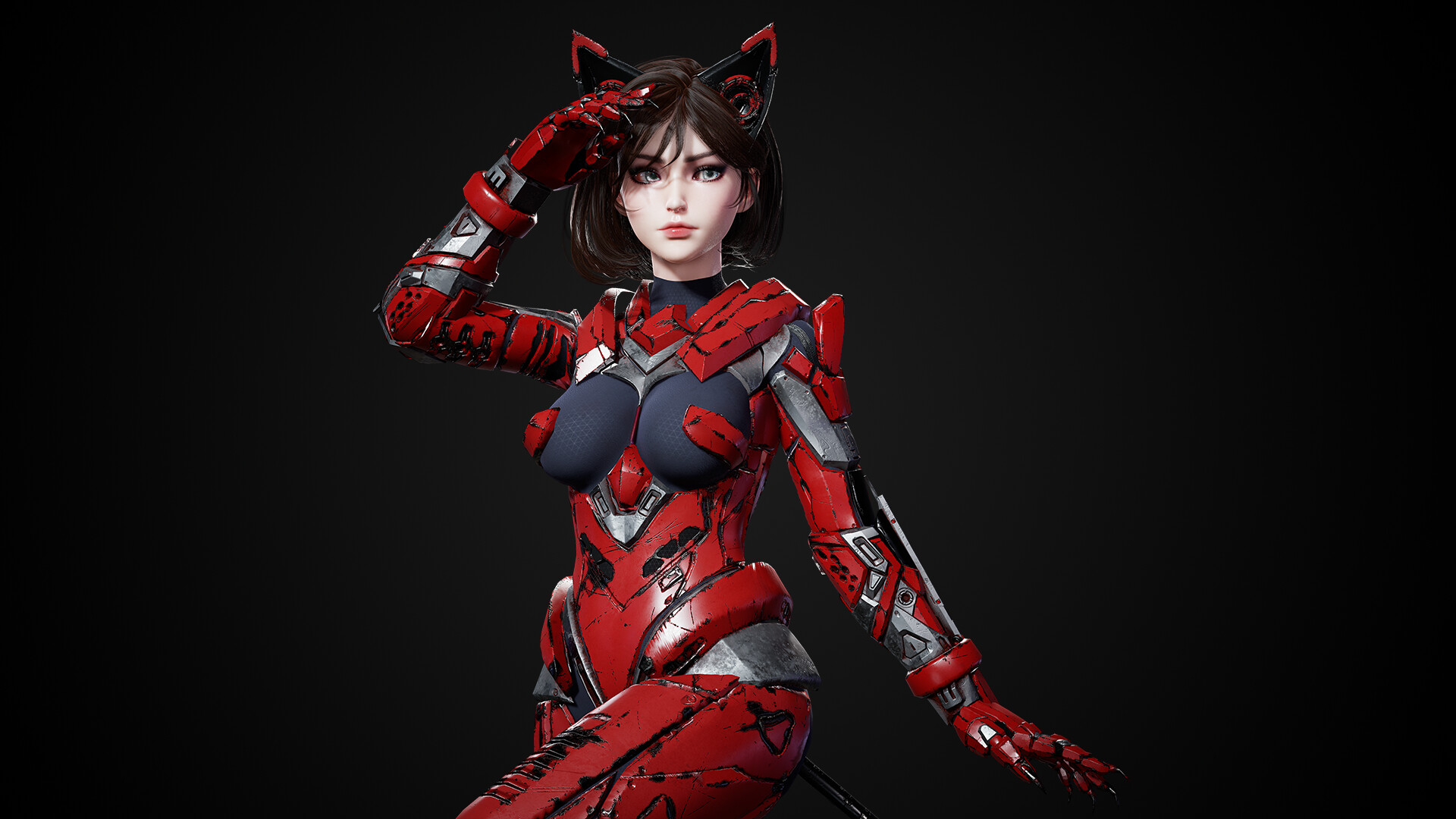 ArtStation - Cosmo Cat Girl