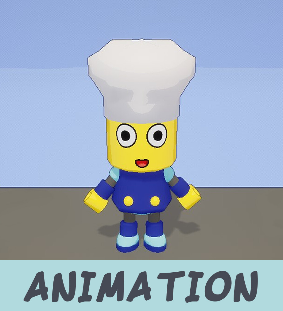 ArtStation - Servbot Lunchtime Animation