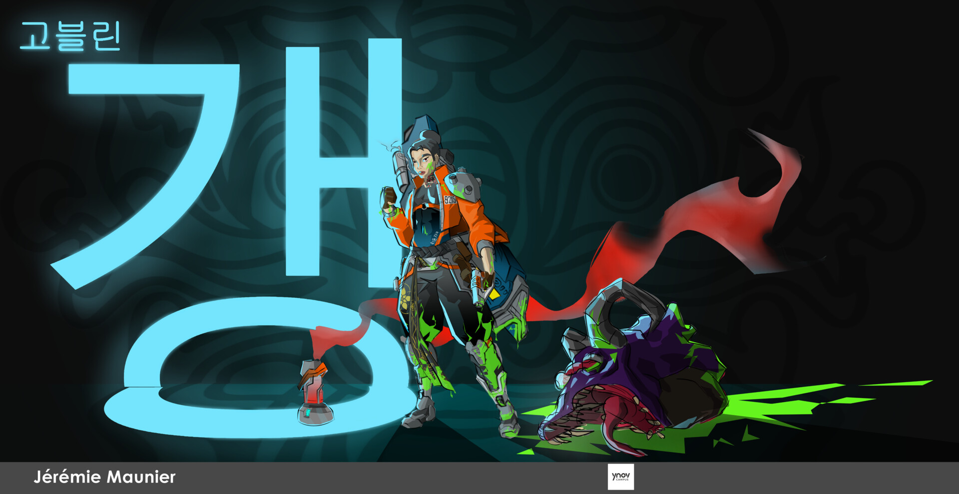 ArtStation - Character Design 2D - Goblin Huntress