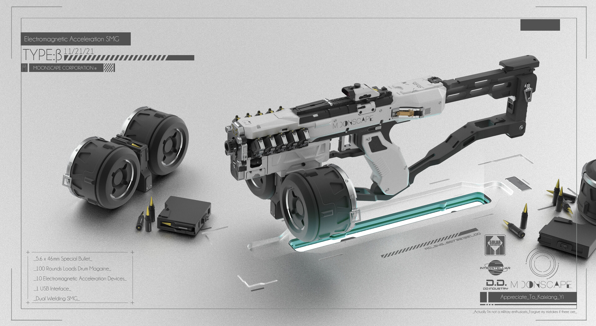 ArtStation - D-1121 SMG TYPE-β