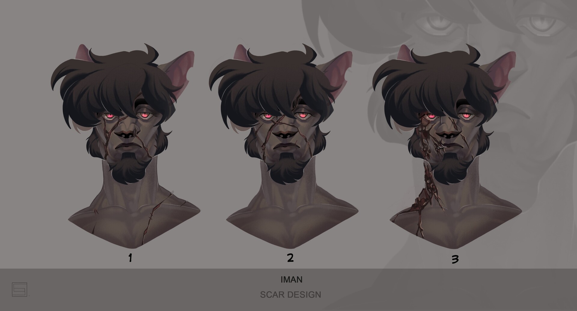 ArtStation - Character creation process - IMAN