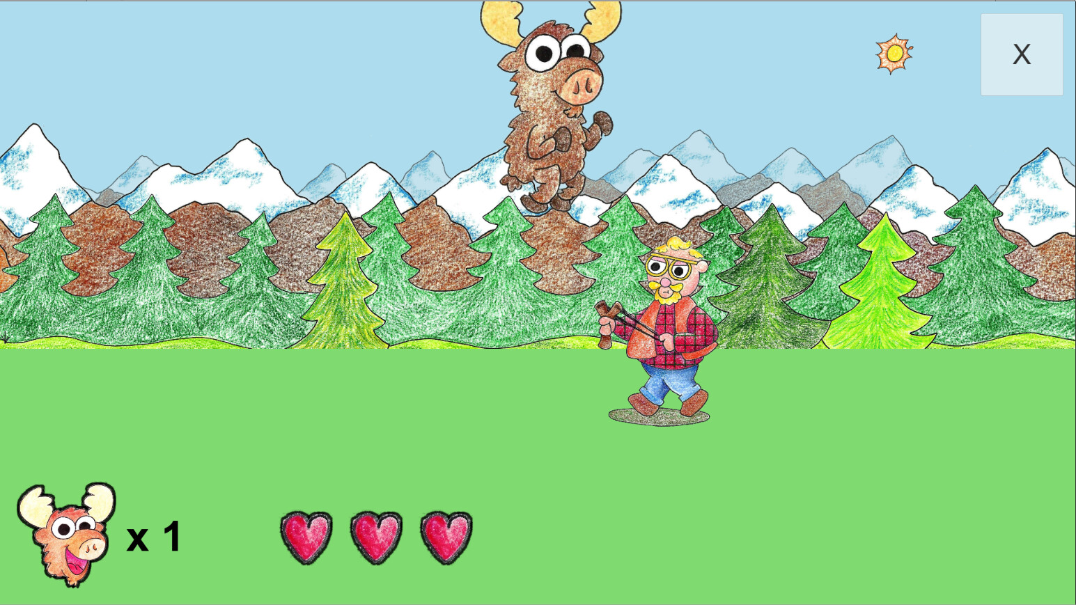 ArtStation - Moose Platformer Game