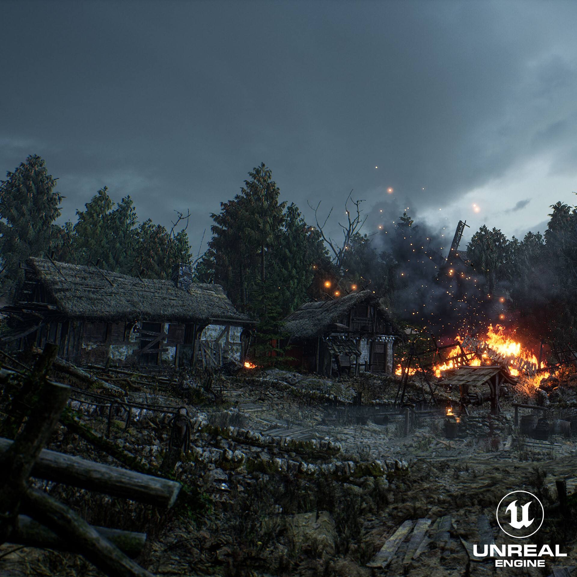 ArtStation - Relighting Quixel's Mediaval Scene Unreal Engine 5 Lumen ...