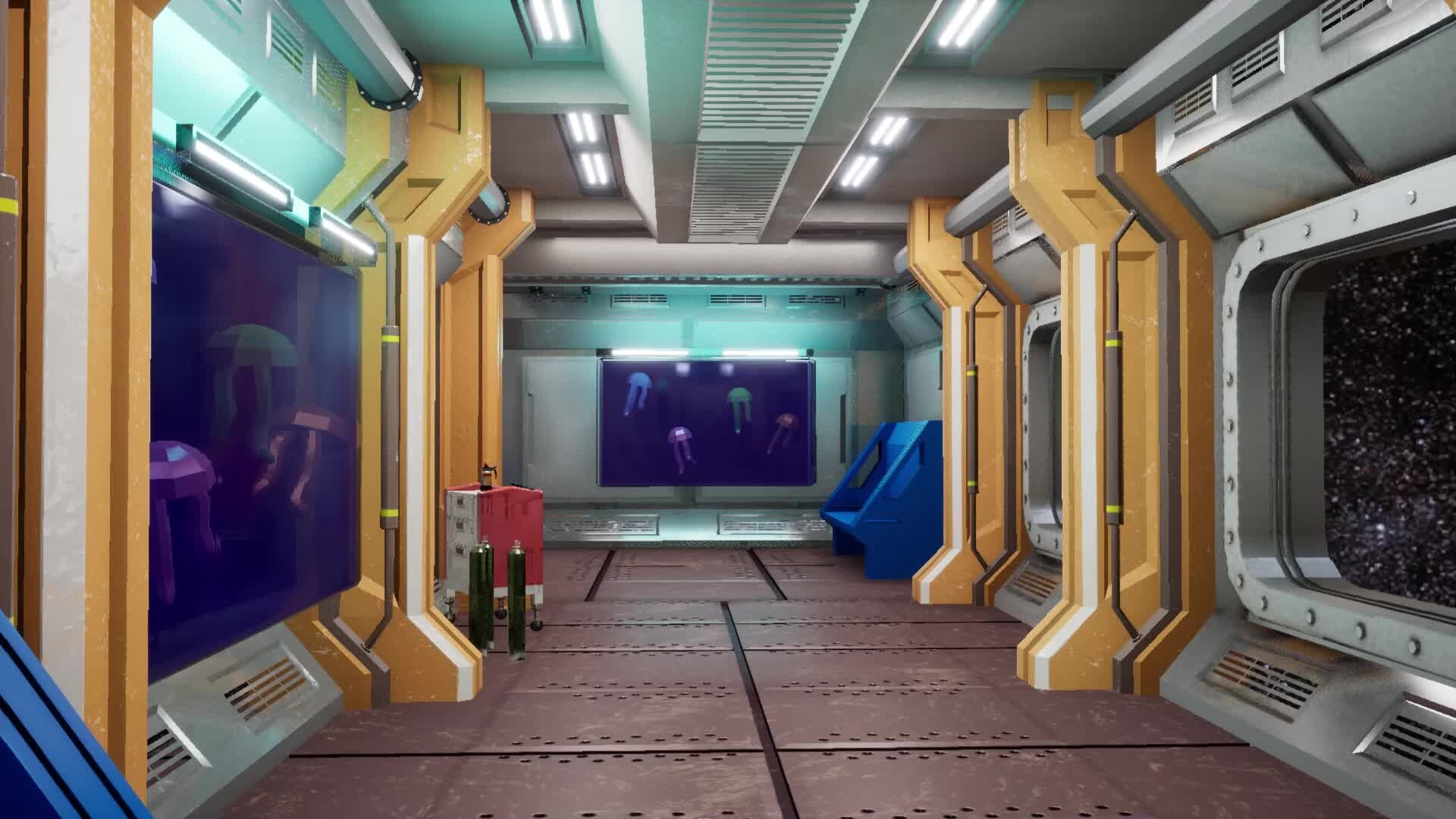 ArtStation - Sci-Fi Hallway