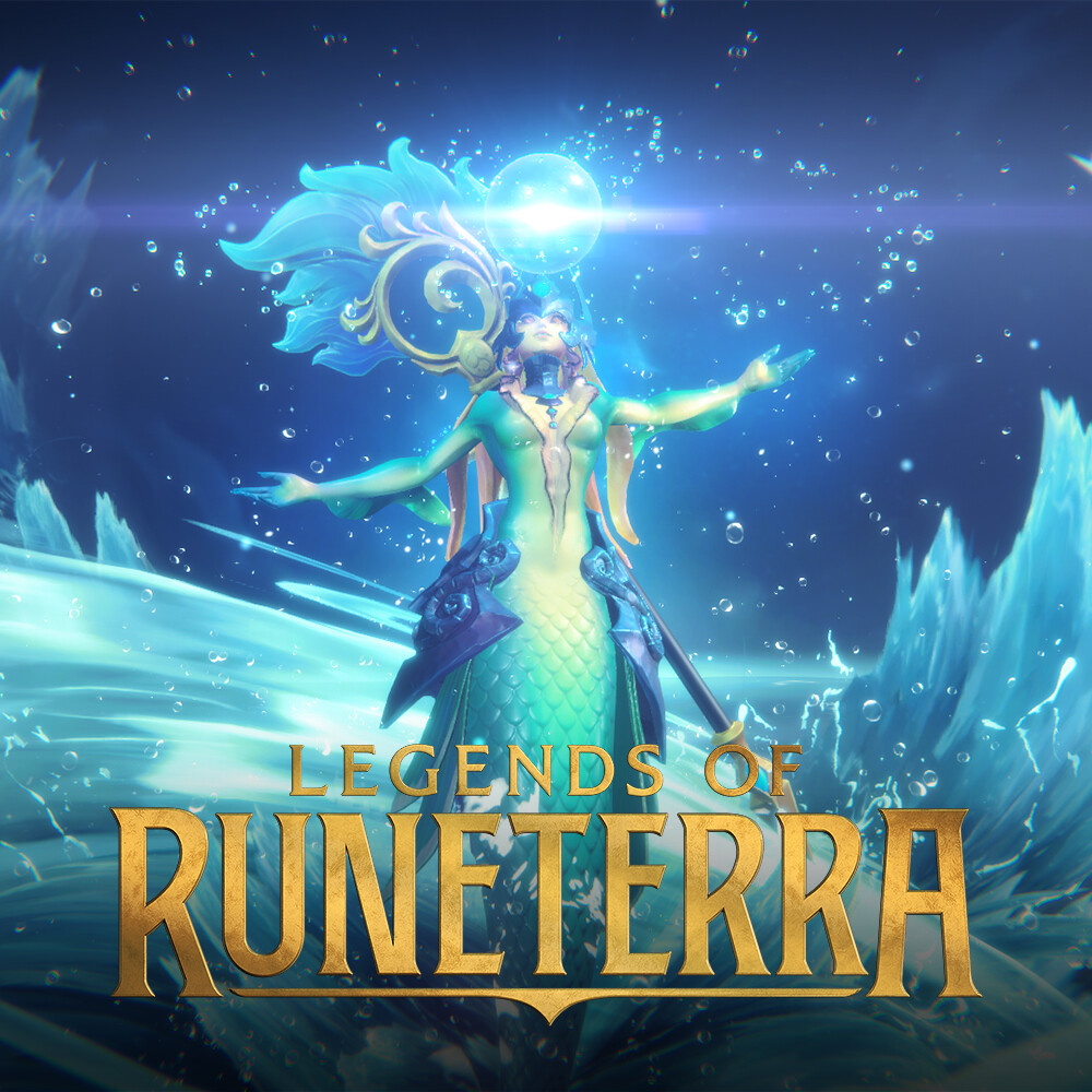 ArtStation - VFX - Legends of Runeterra - Nami & Jayce - Level Up