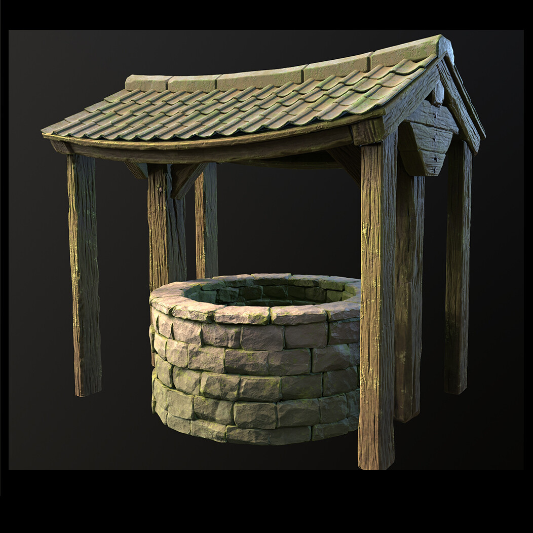 ArtStation - Old Japanese Well