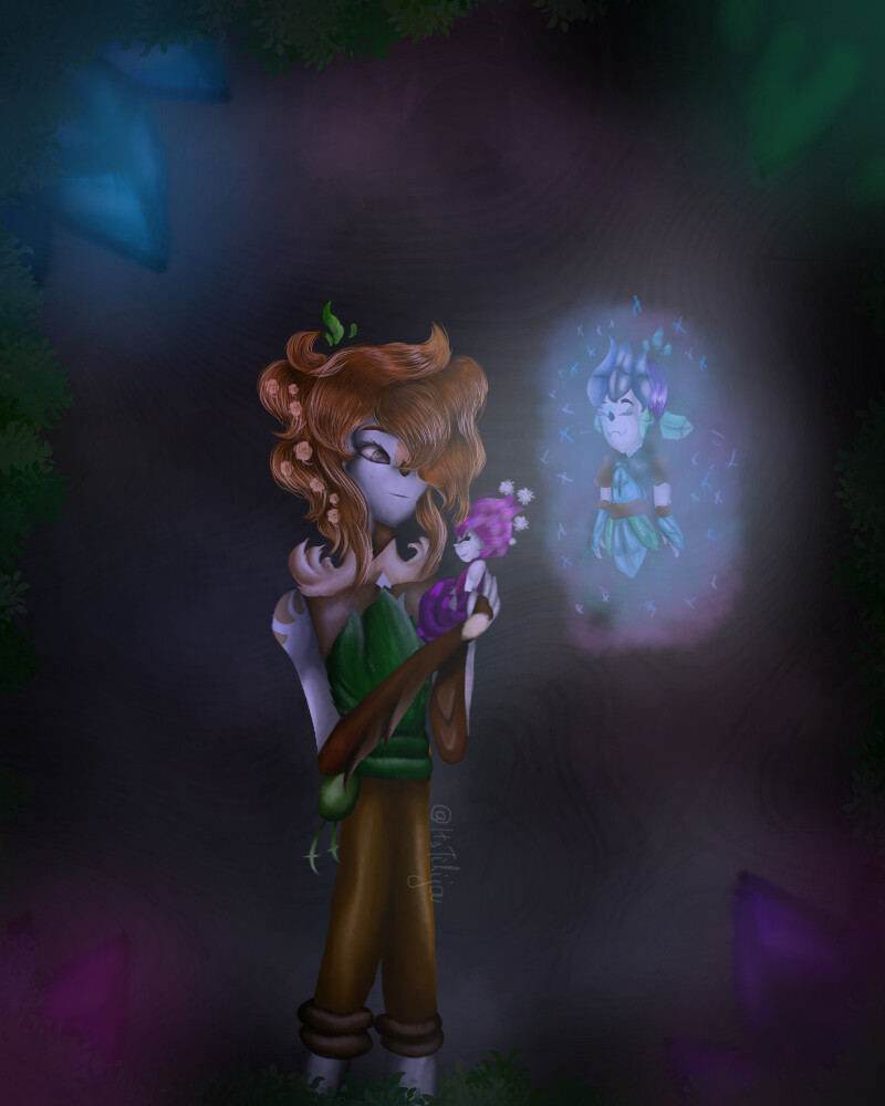 ArtStation - Tilia and her little creatures