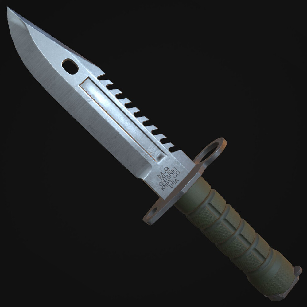 ArtStation - M9 knife