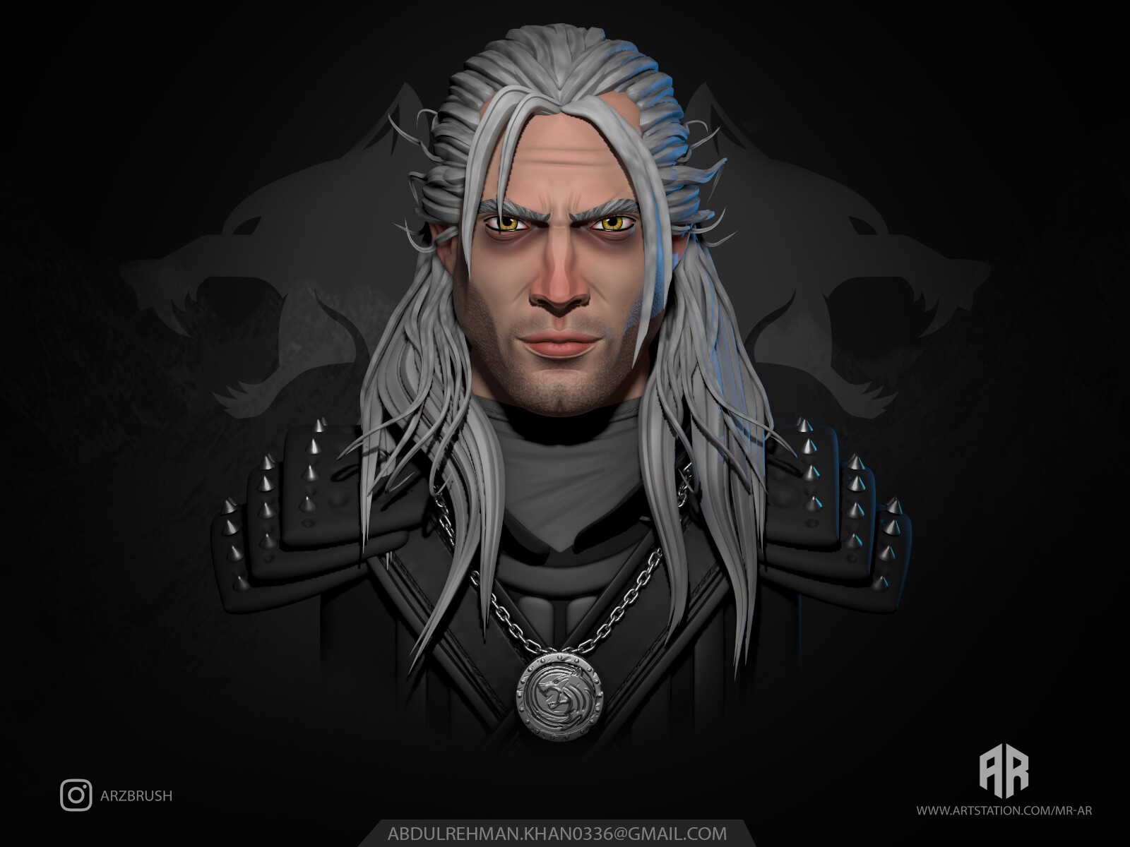 ArtStation - Stylized Witcher FanArt