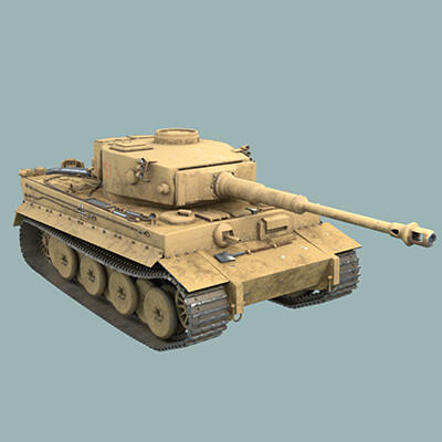 ArtStation - Tiger Tank