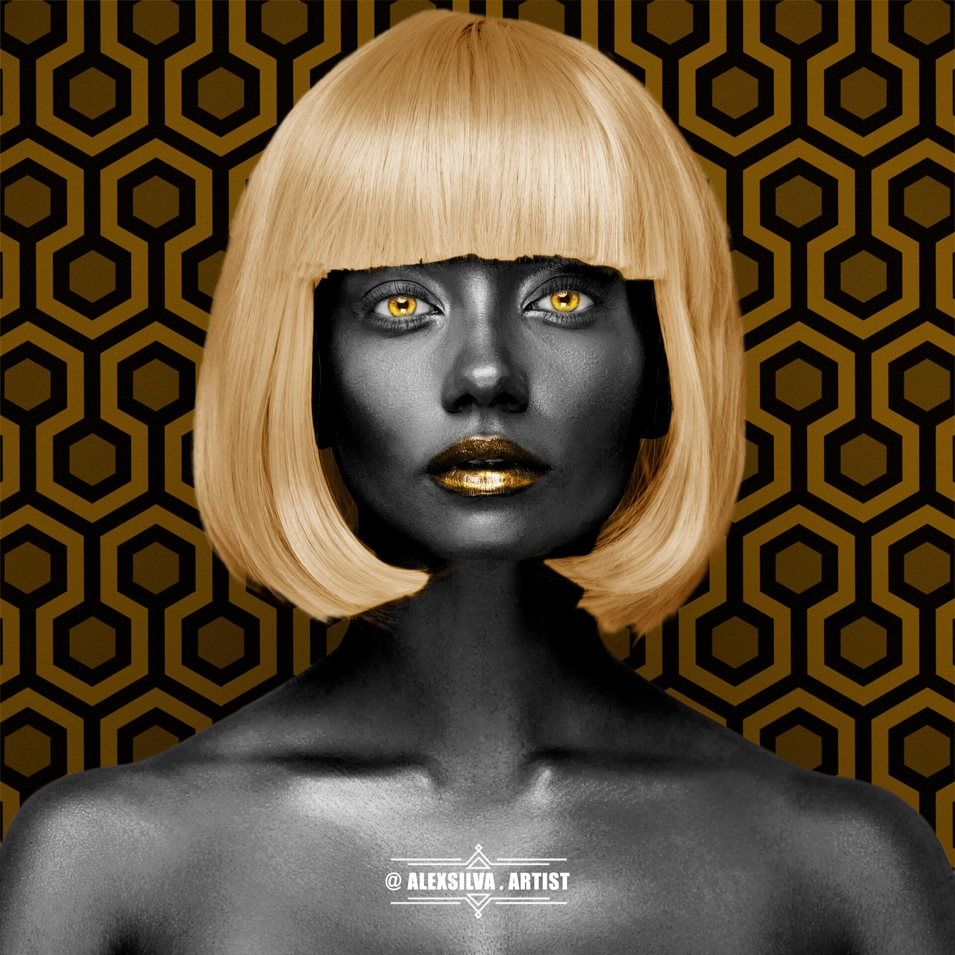 ArtStation - GOLD FACES