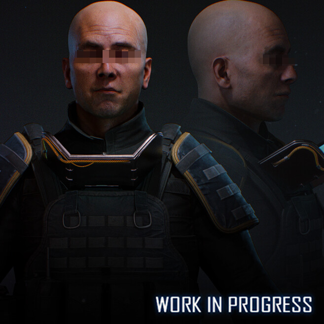 ArtStation - Exo Suit Soldier WIP