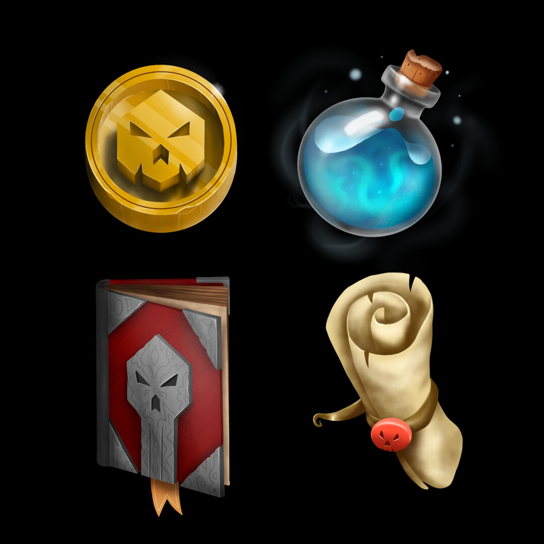 ArtStation - Game Icon 2D