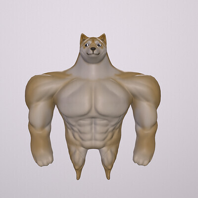 ArtStation - swole doge