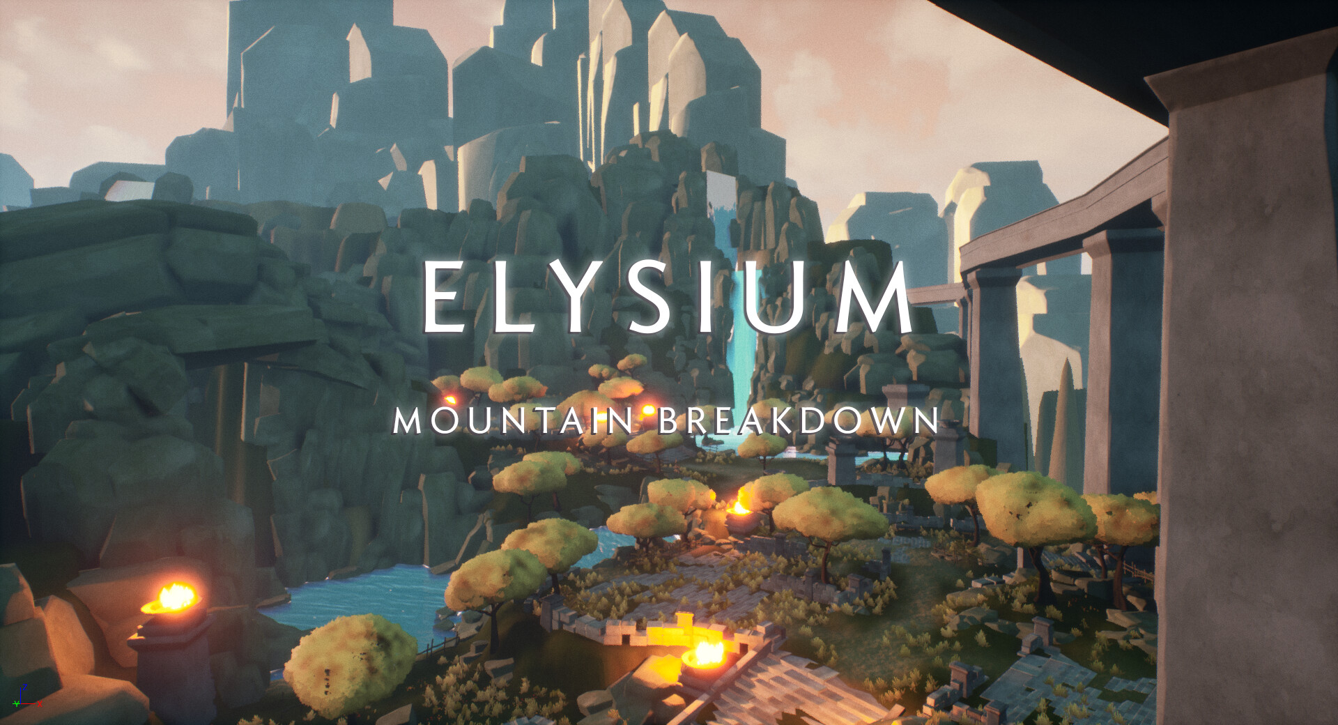 ArtStation - Elysium | Mountain Level Art