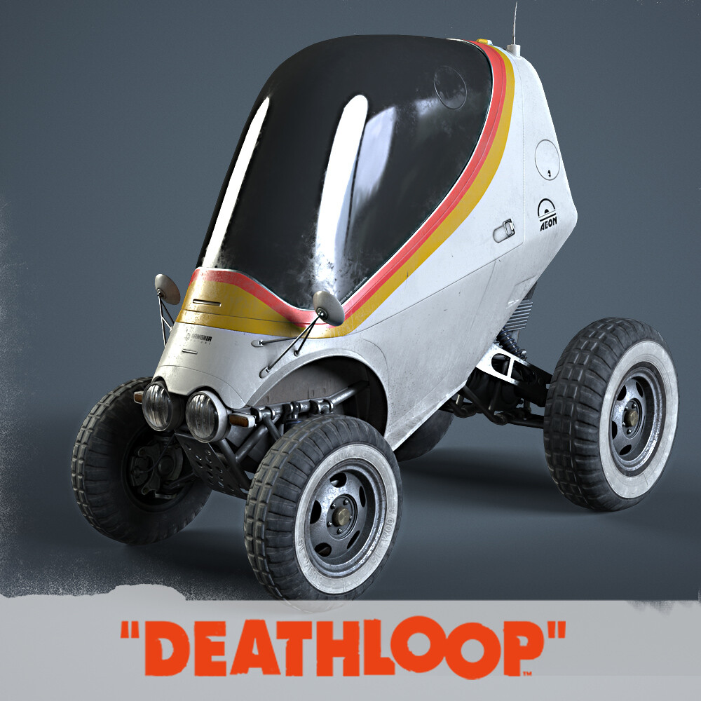 ArtStation - Deathloop. SPV Car