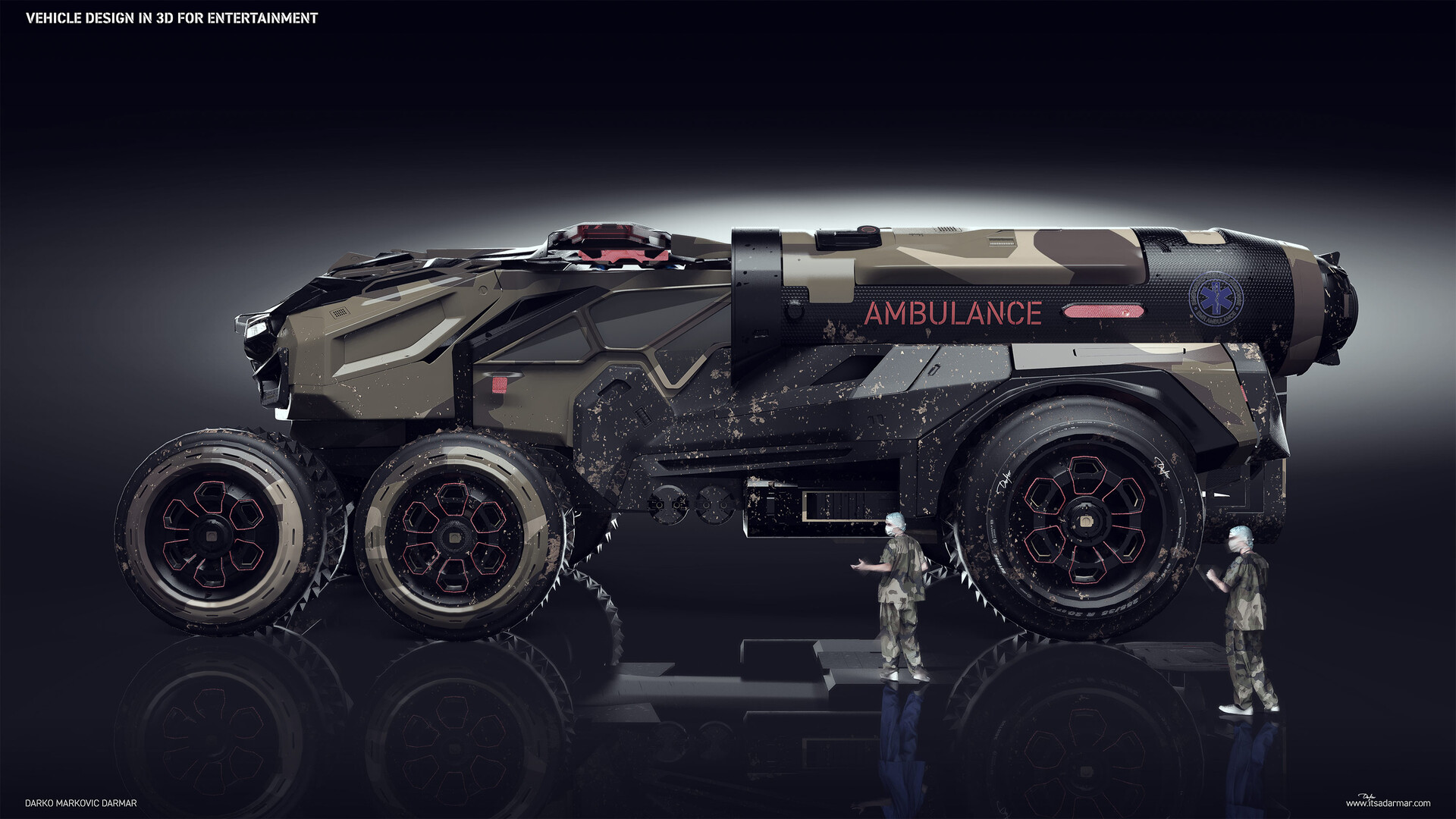ArtStation - Vehicle design in 3D for entertainment | by Darko Markovic ...