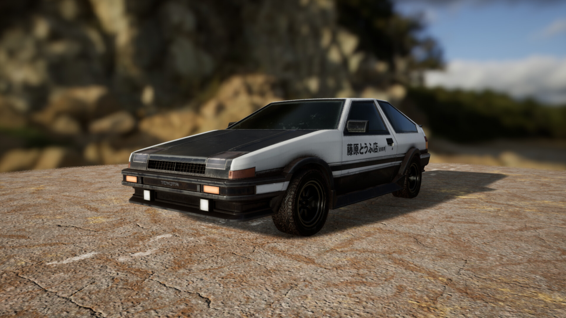 ArtStation - Toyota AE 86 .Takumi Ver.