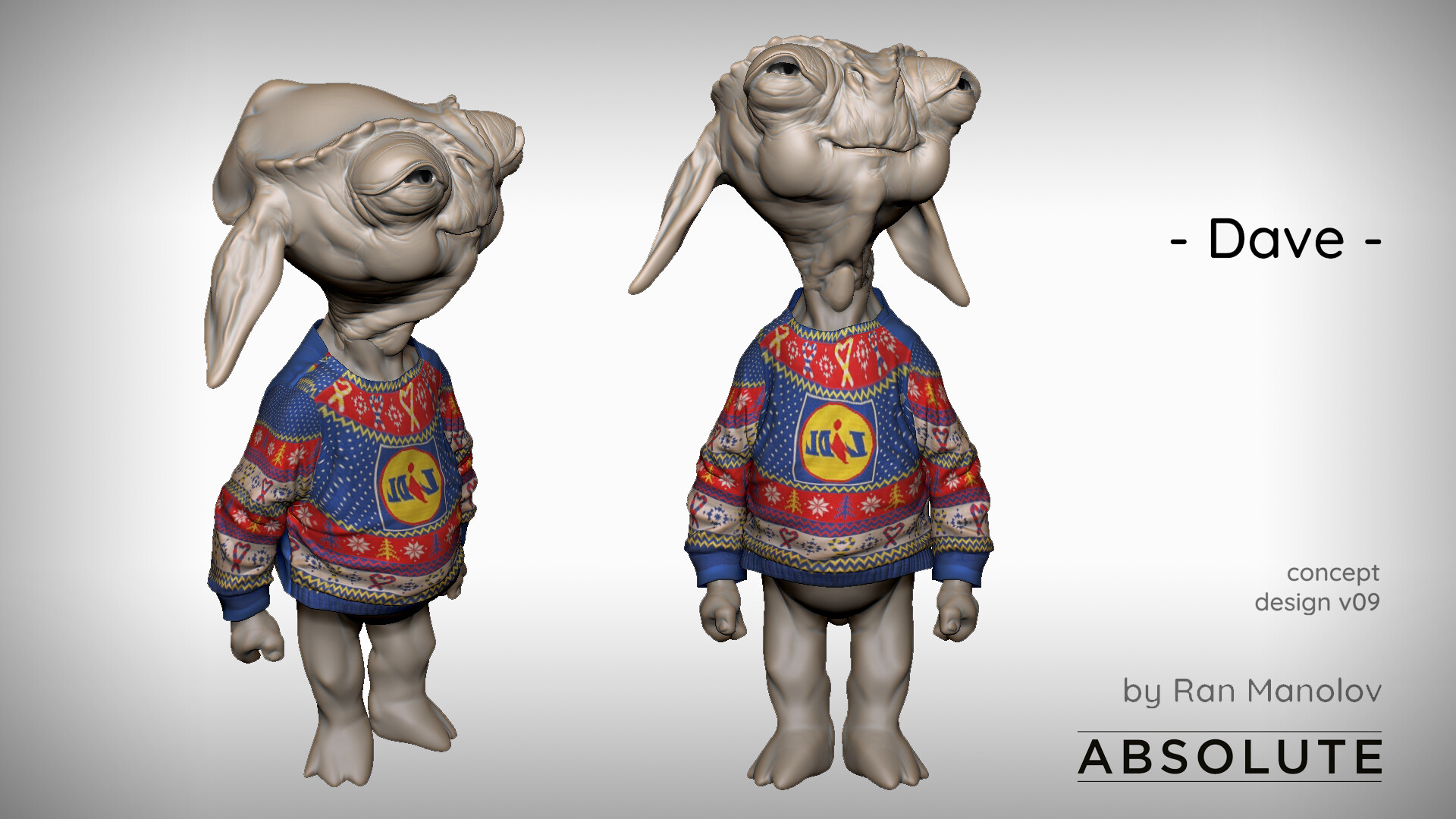 ArtStation - Dave the alien - Concept Design - v09