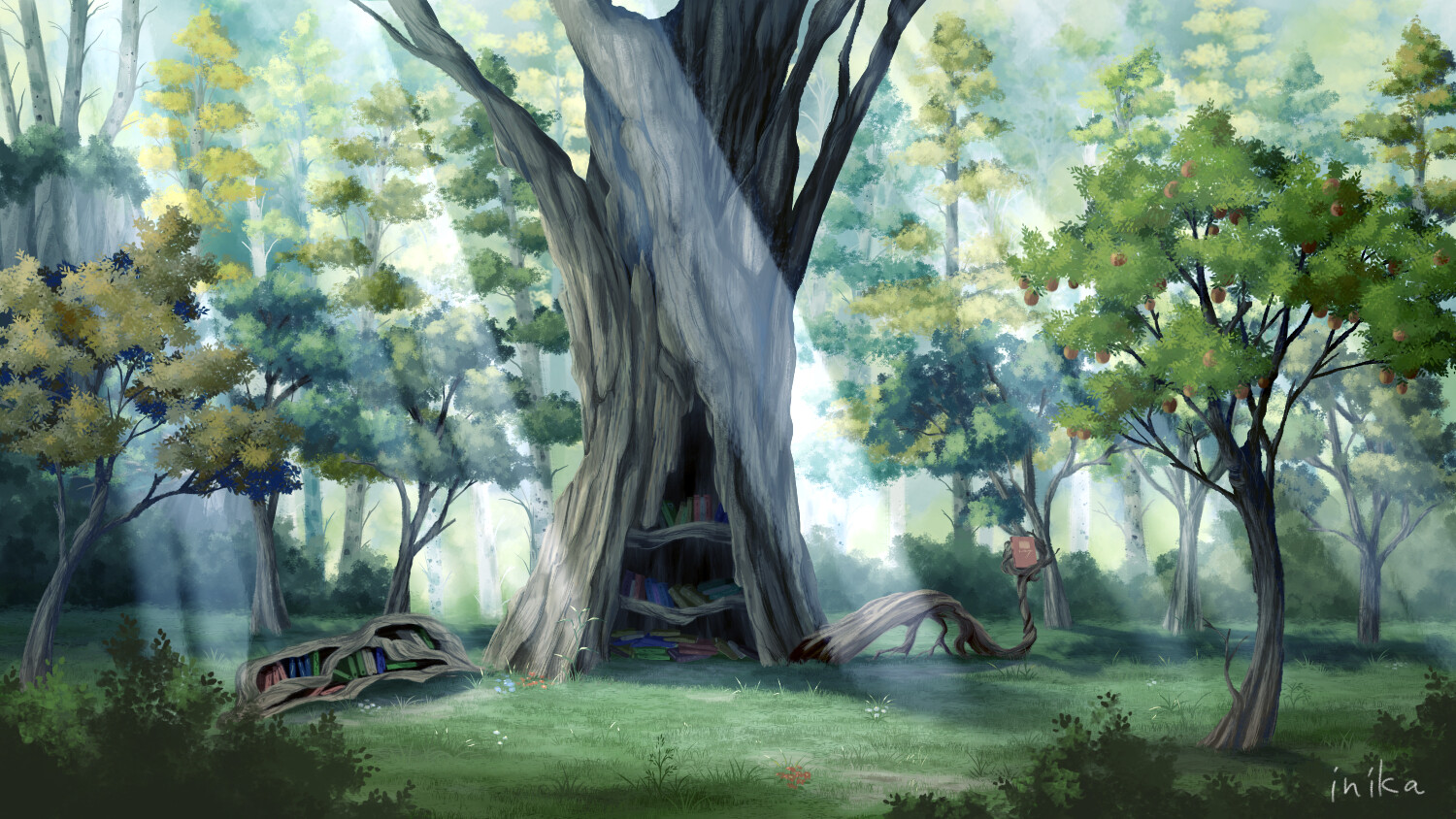 ArtStation - Animation [The Bear Bookstore]