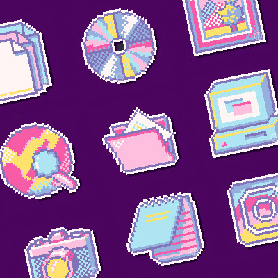 ArtStation - Pixel Art - Icons