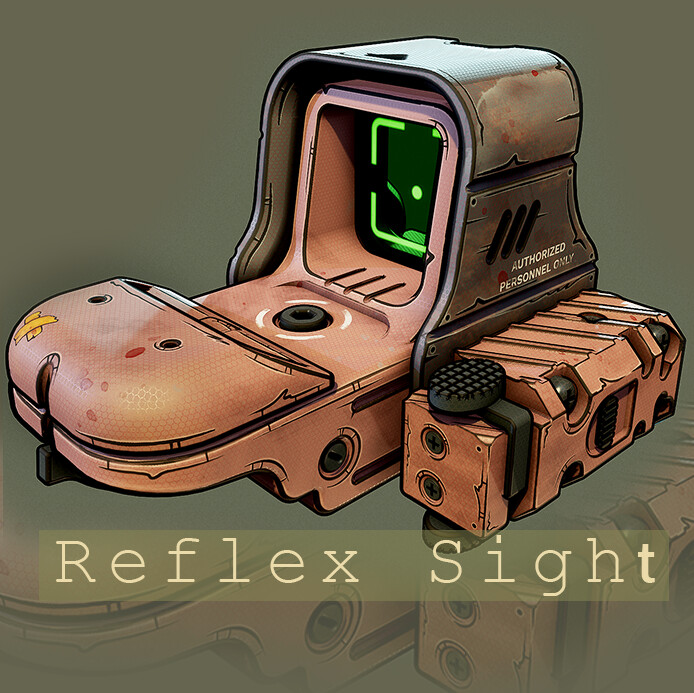 ArtStation - Reflex sight