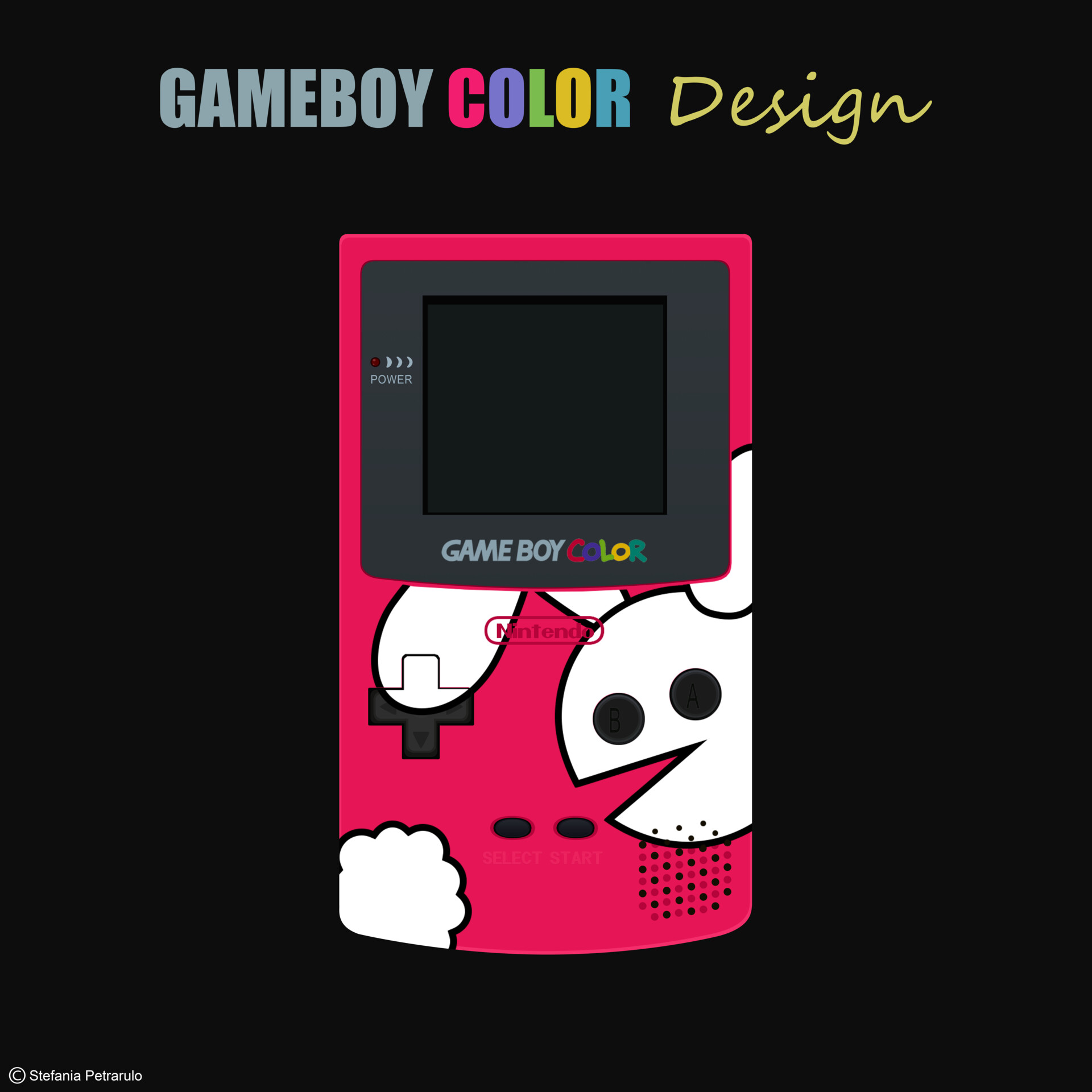 ArtStation - Gameboy Color Design