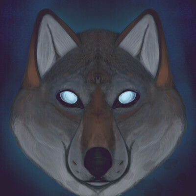 ArtStation - Wolf moon