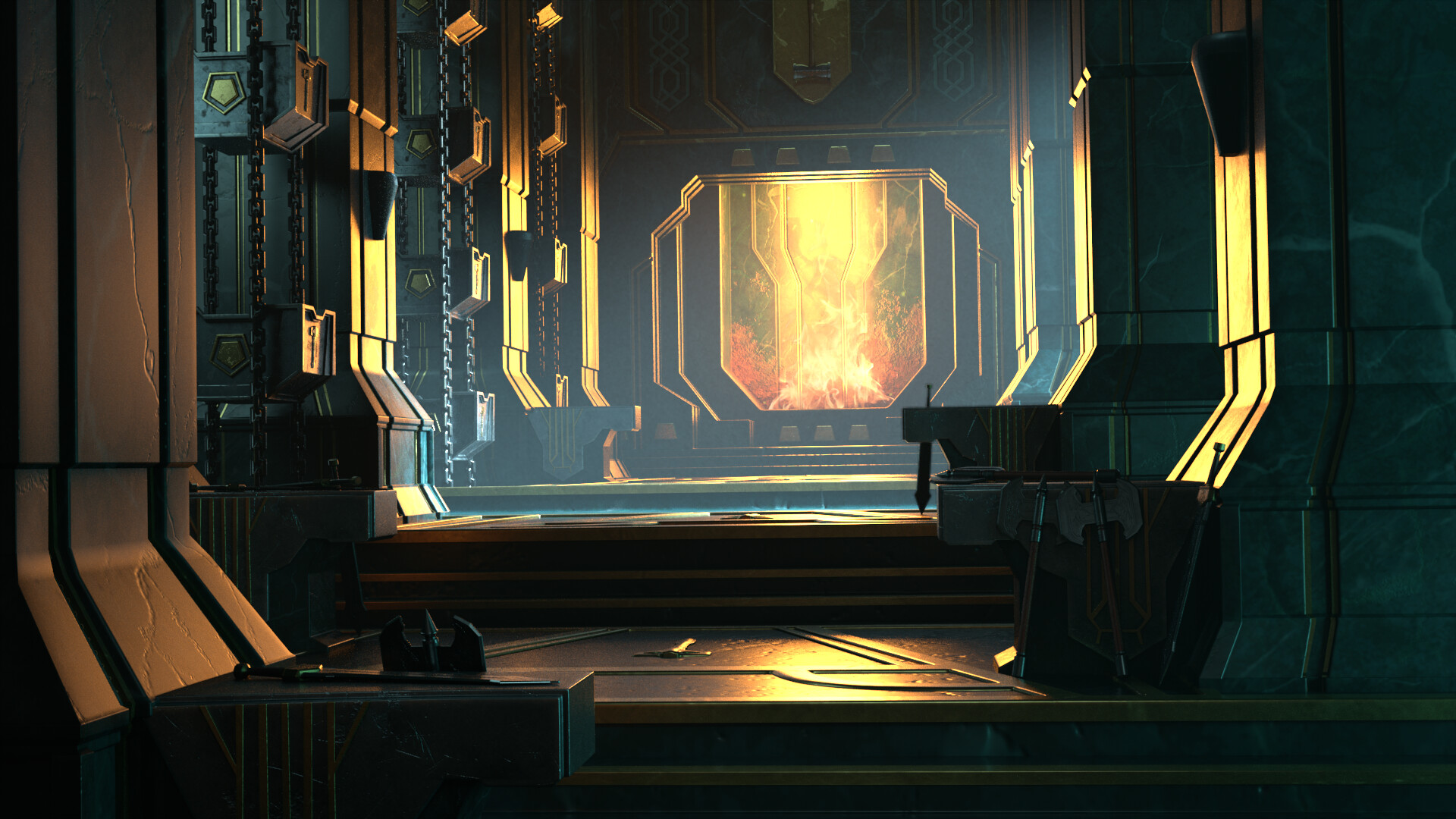 ArtStation - Lord of The Rings - King Durin's Royal Forge