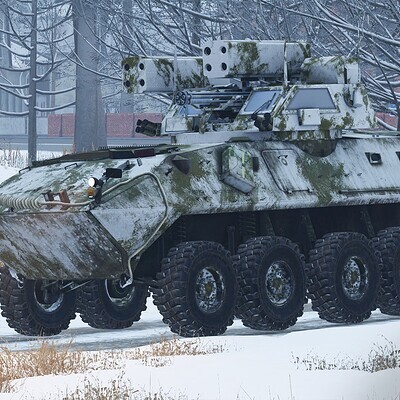 ArtStation - Air Defense LAV-AD