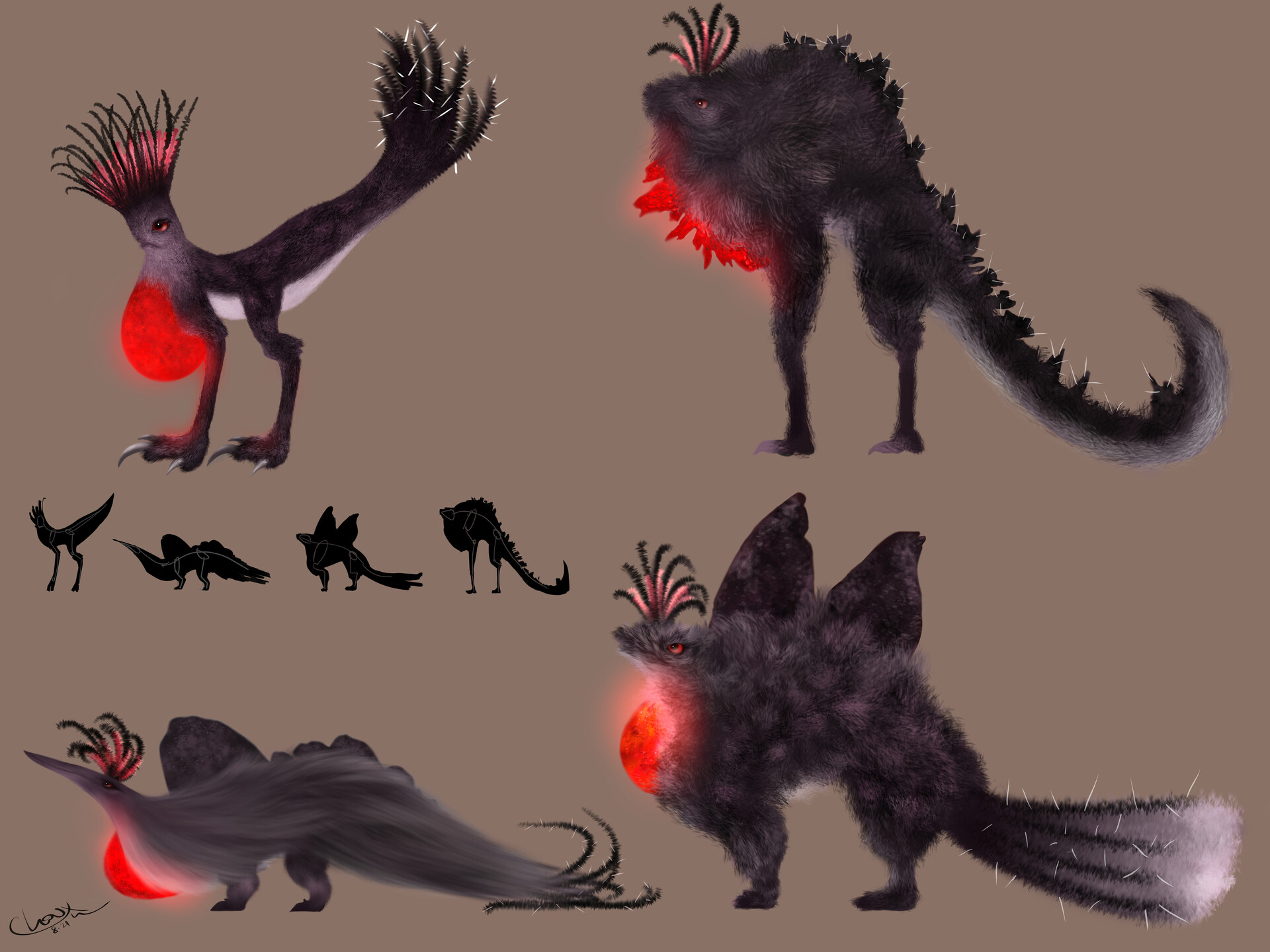 ArtStation - Creature in 4 Variations