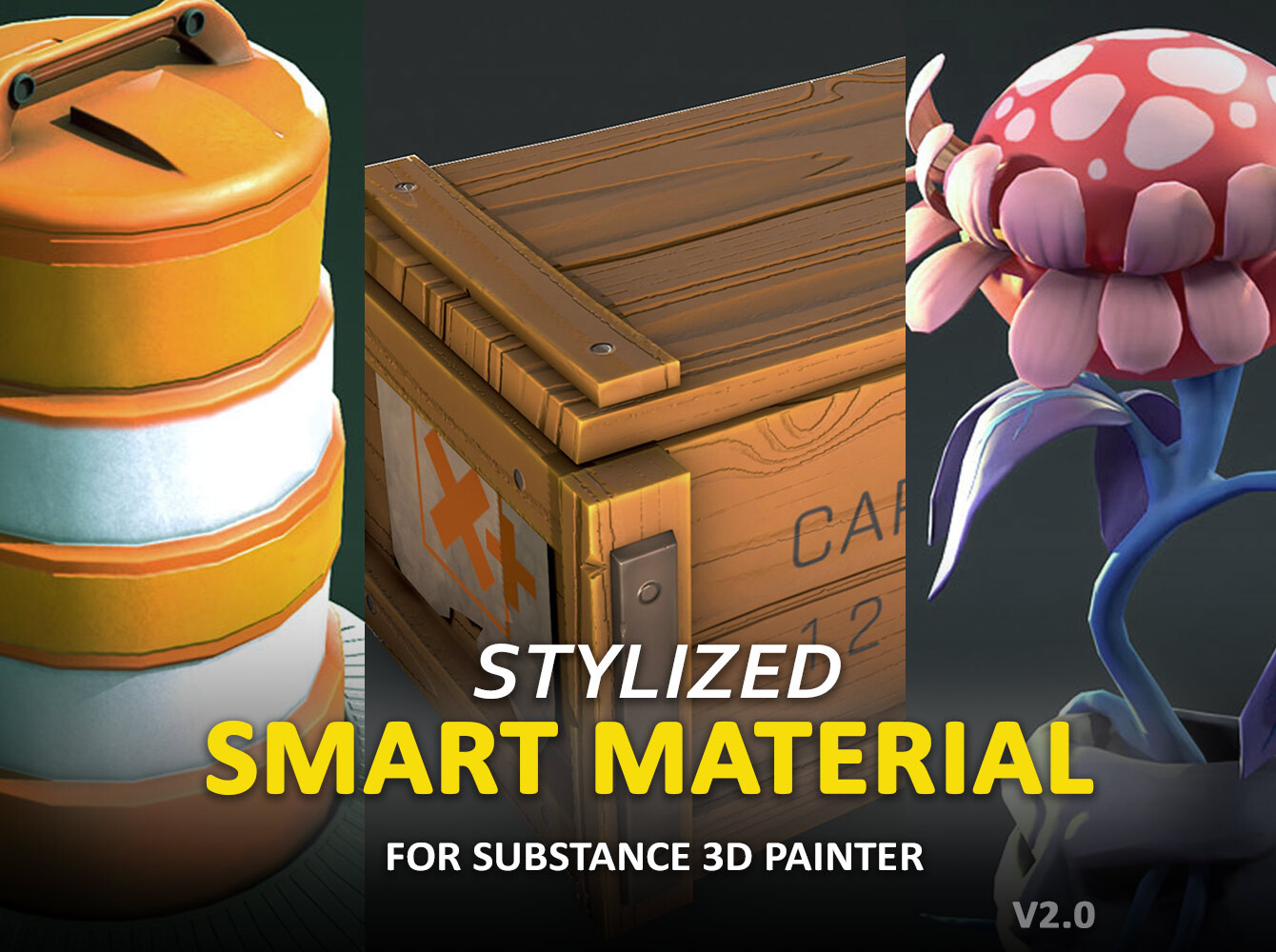 ArtStation - Stylized Smart Material 2.0 for Substance 3D Painter