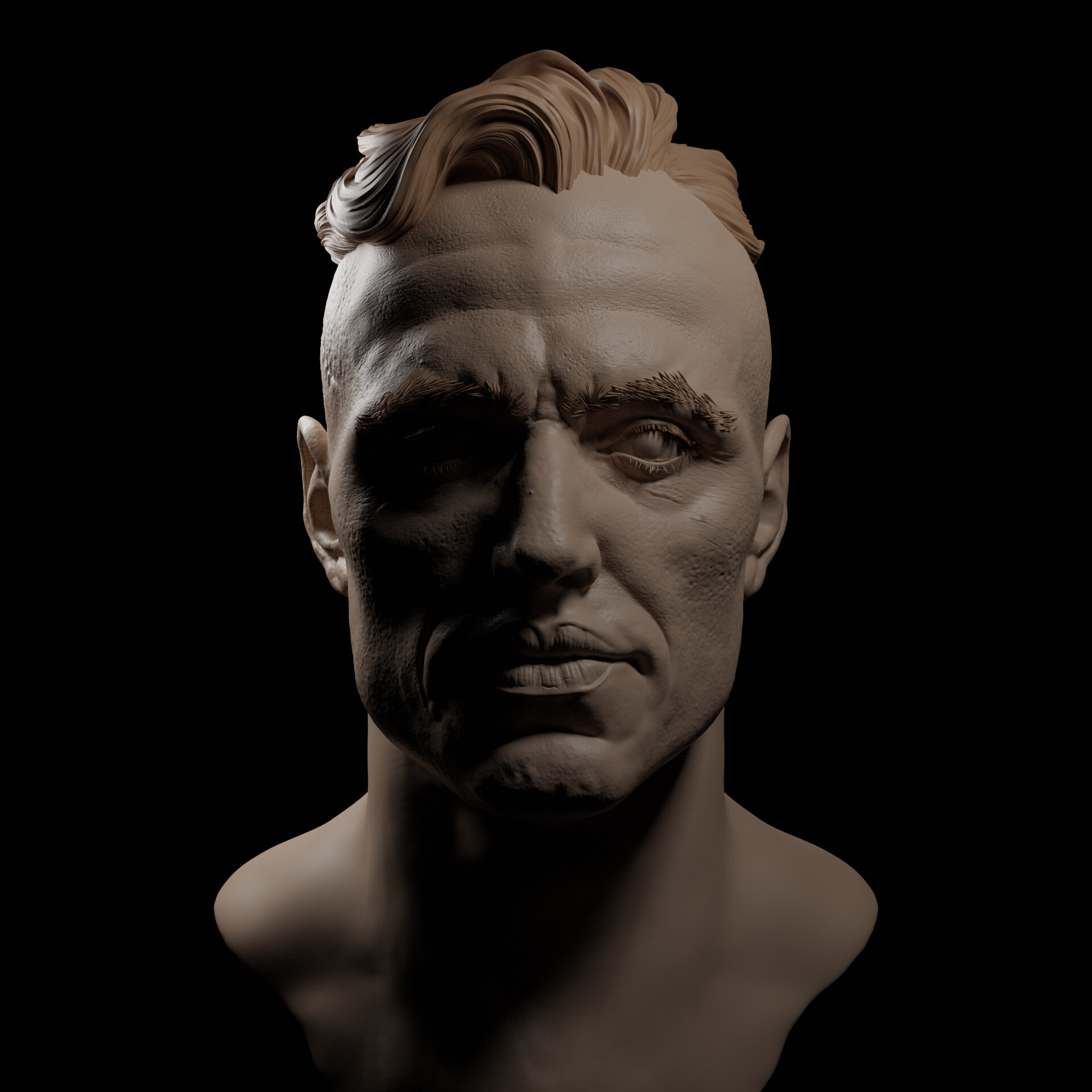 ArtStation - Man Face study