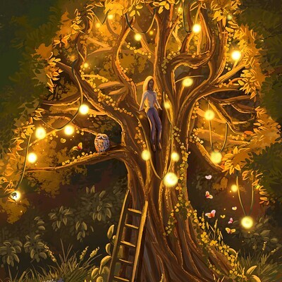 ArtStation - Magical tree