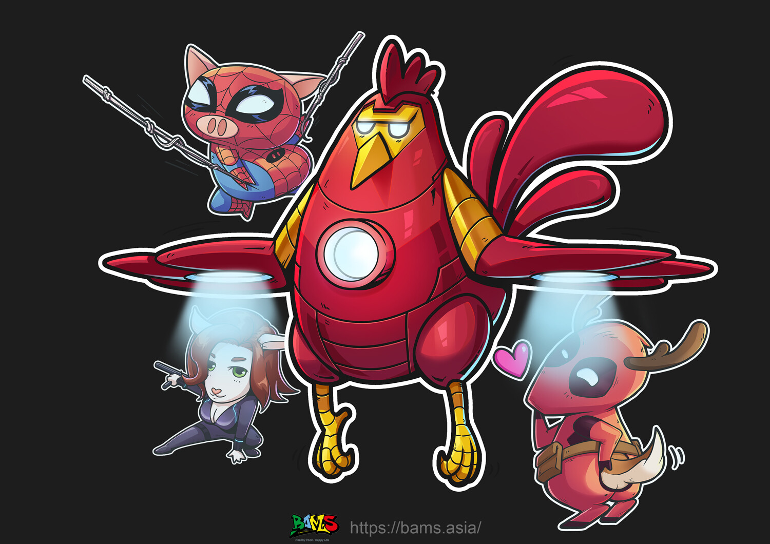 ArtStation - Marvel Animals Heros