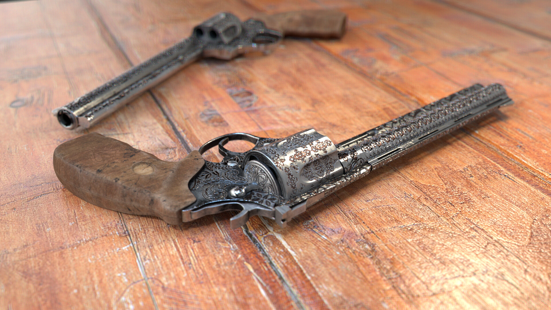 ArtStation - Vintage Revolver