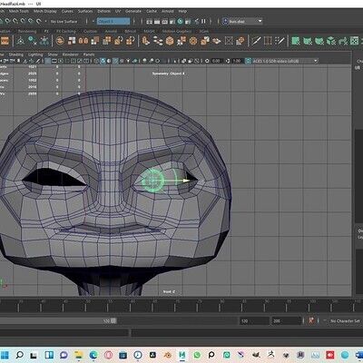 ArtStation - modeling eyes maya exercise