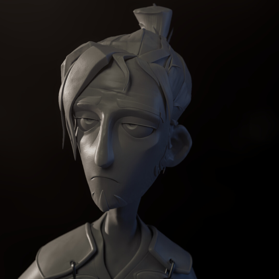 ArtStation - Samurai sculpt