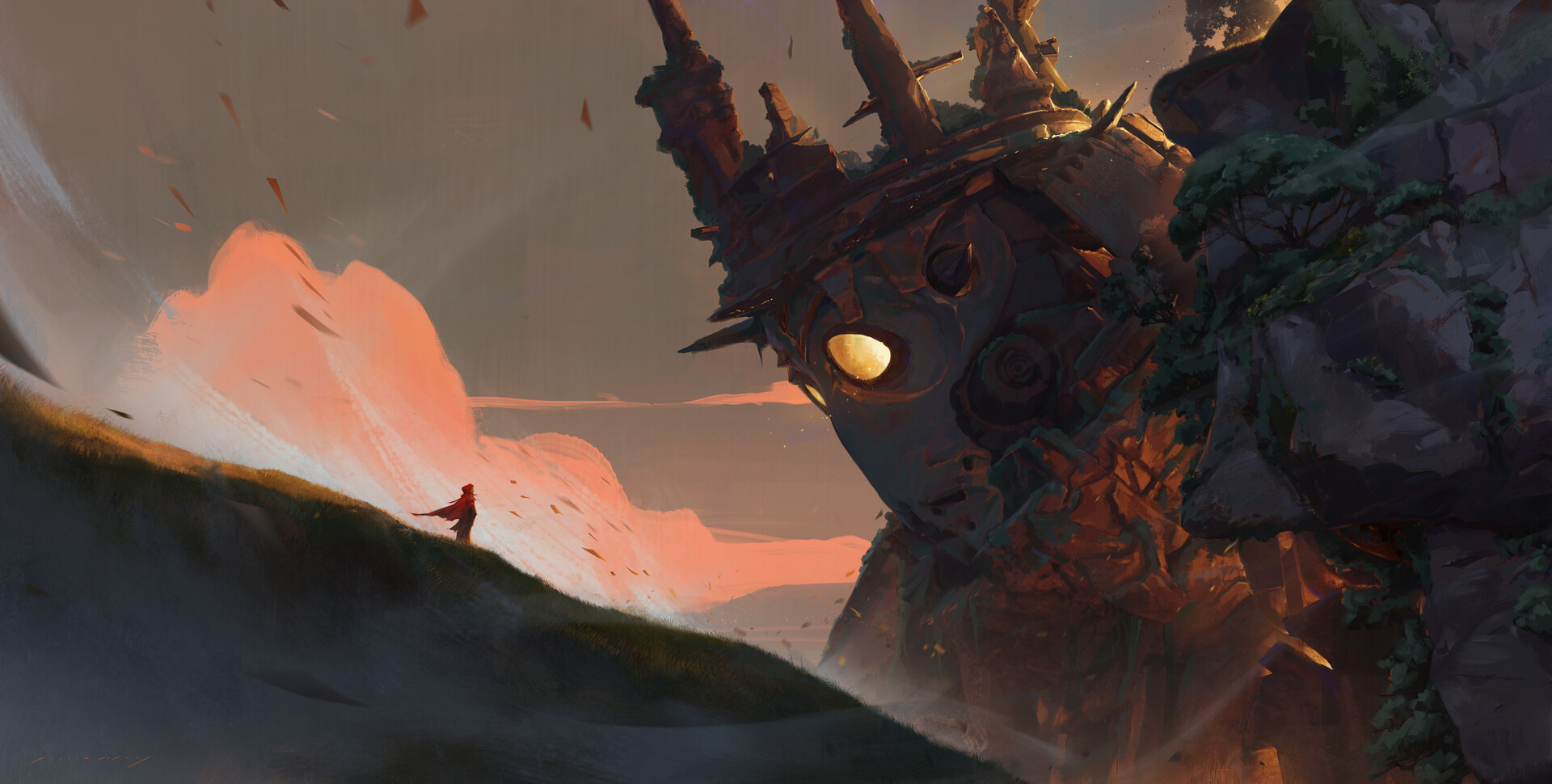 ArtStation - sunset 02-Prince and Destiny Maiden